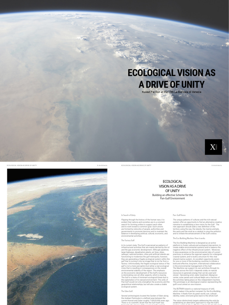 X Architects Ecological Vision As A Drive of Unity | PDF | Persian Gulf ...