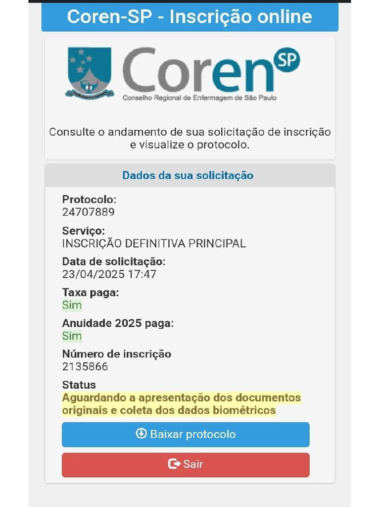 Protocolo Coren | PDF