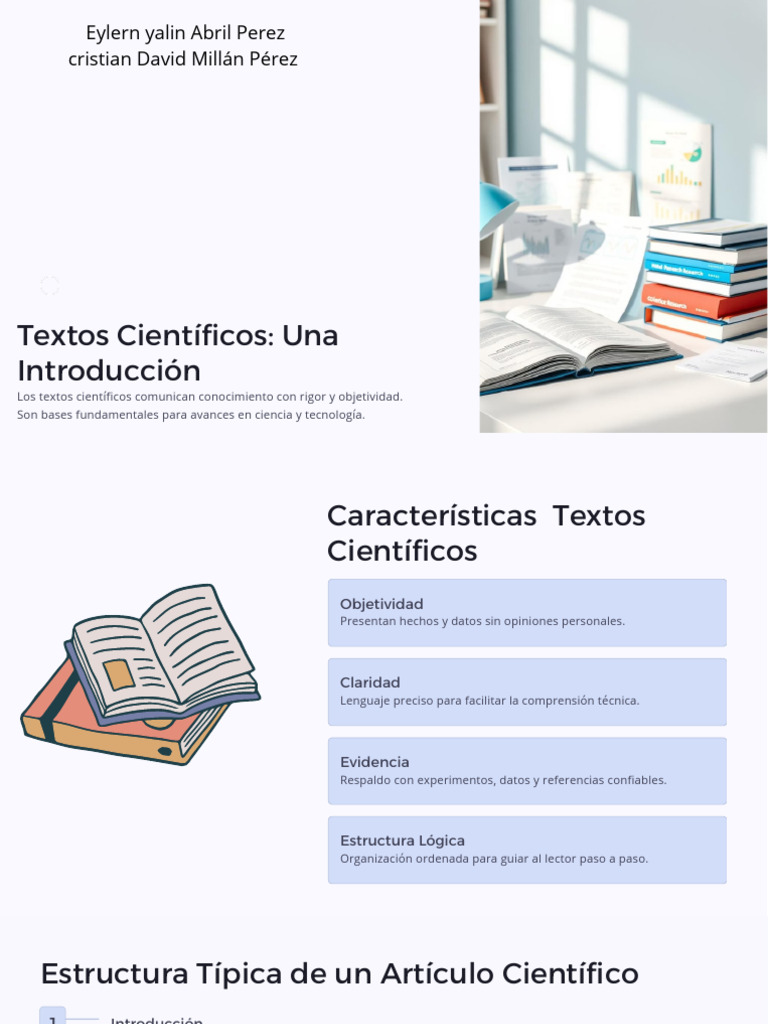 Textos-Cientificos-Una-Introduccion.pdf | PDF | Experimentar | Science
