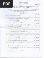 BMATS201 Model Question Paper 2022 | PDF | Linear Subspace | Vector Space