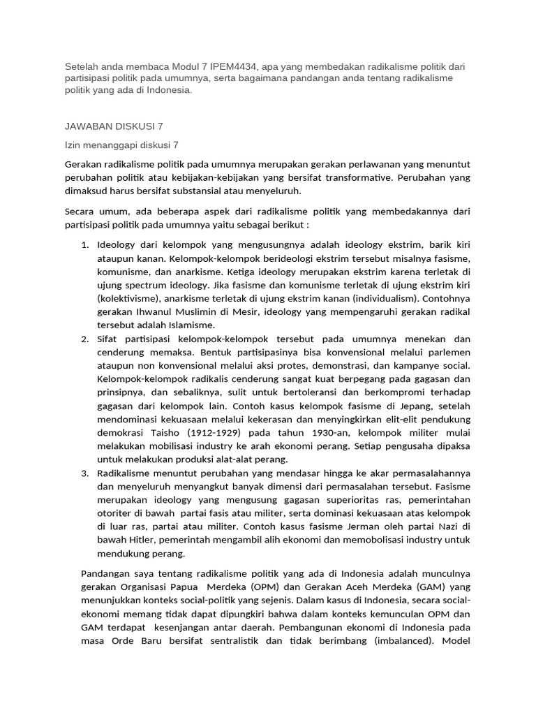 Soal Diskusi 7 | PDF