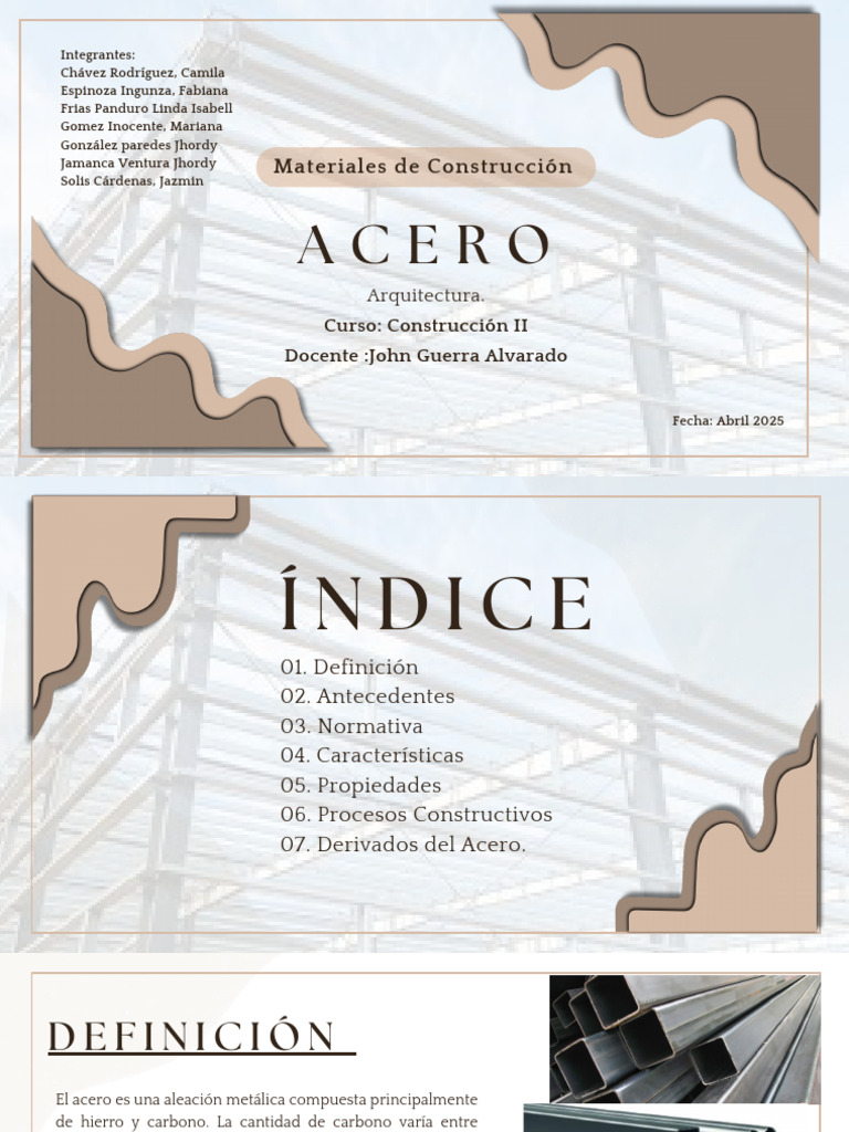 Acero Constru | PDF | Tornillo | Acero