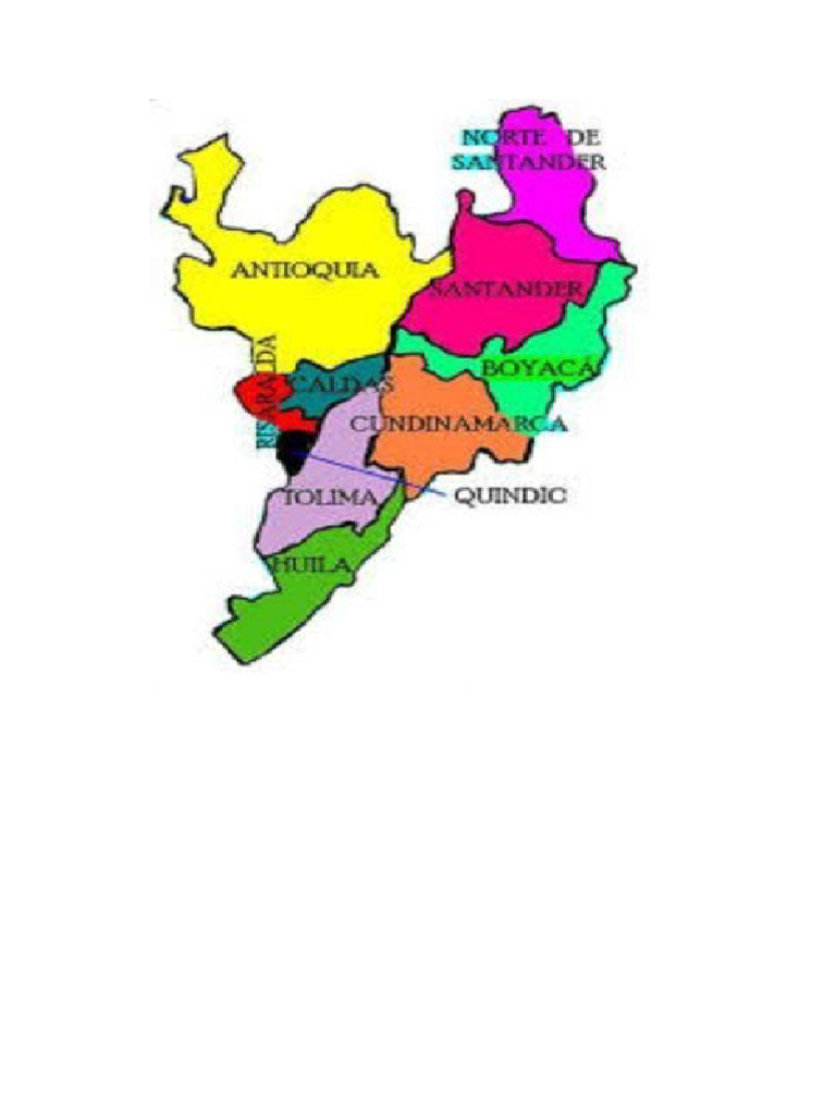 Mapa de La Region Andina Croquis | PDF