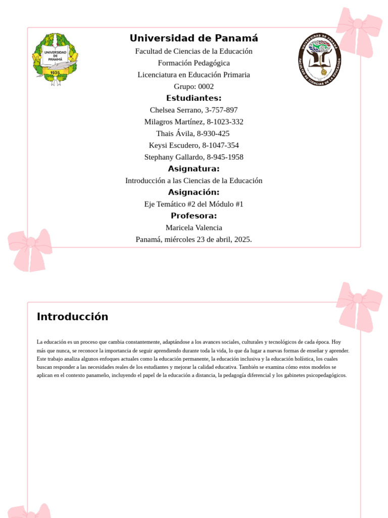 Eje Teórico #2 Módulo #1 | PDF | Inclusión (Educación) | Aprendizaje