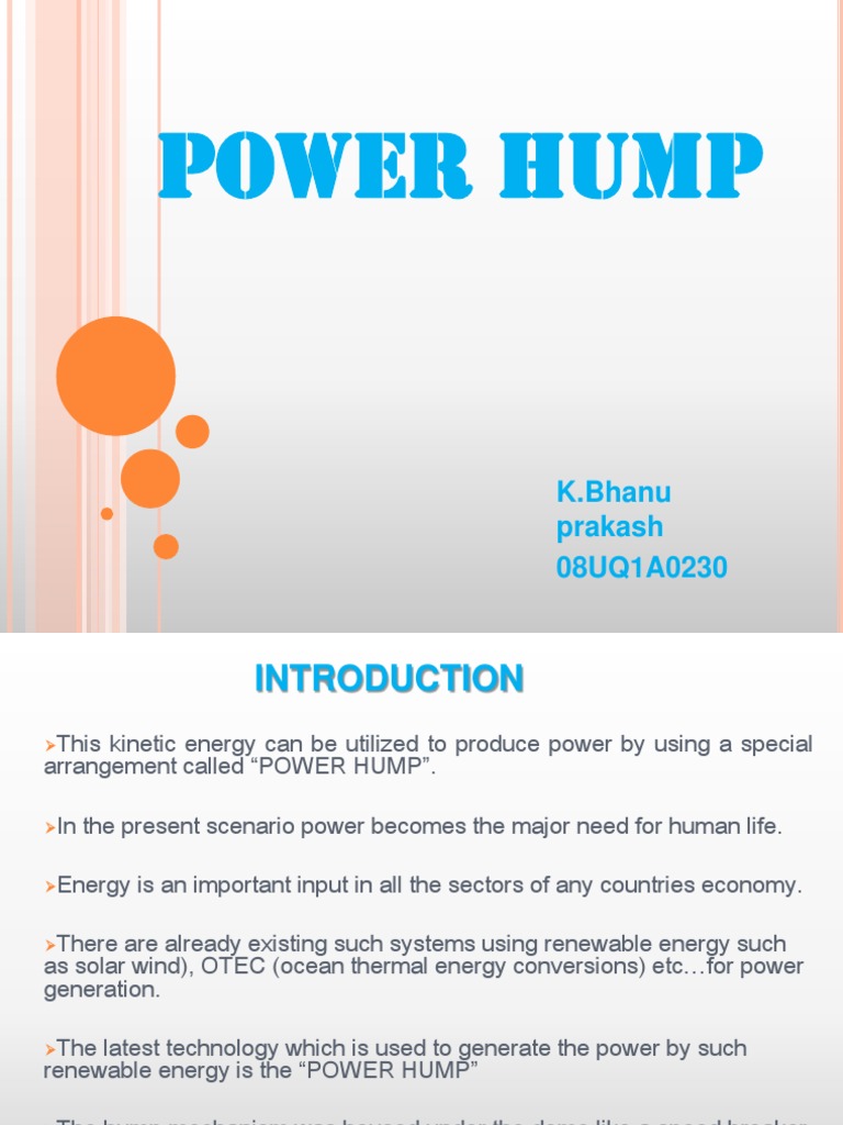 Power Hump | PDF | Light Emitting Diode | Renewable Energy