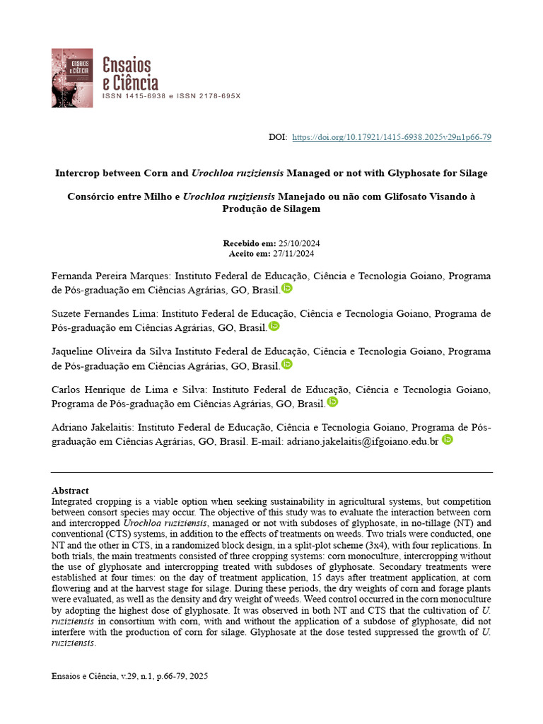 06+ +Intercrop+Between+Corn+ +13564 | PDF | Leaf | Sowing