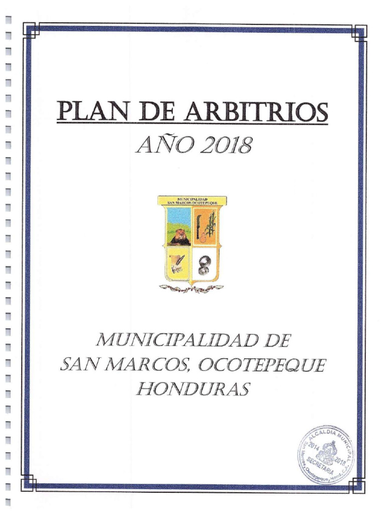 Plan de Arbitrios 2018 SCAN - Compressed | PDF
