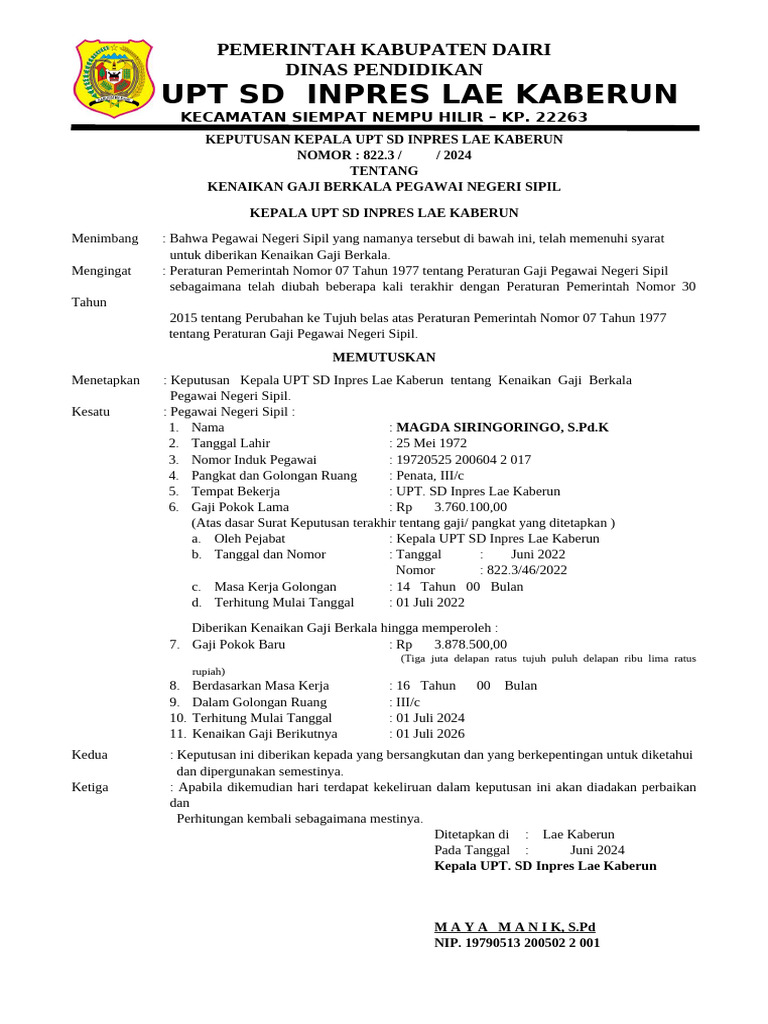 Berkala Lae Kaberun | PDF