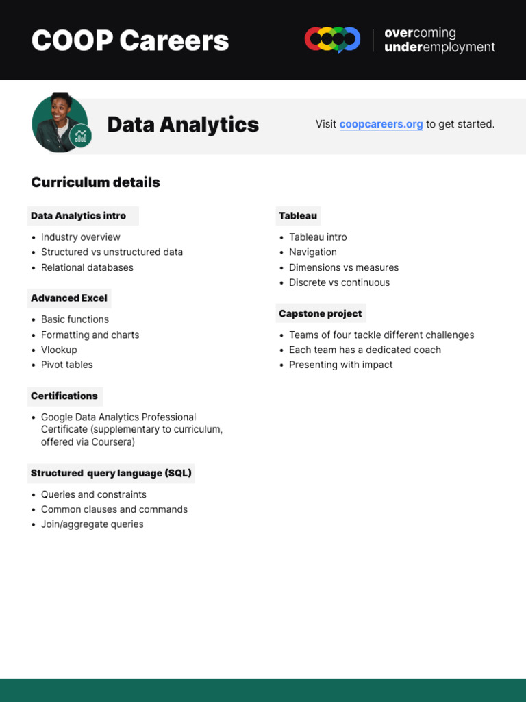 Data Analytics Curriculum Overview | PDF