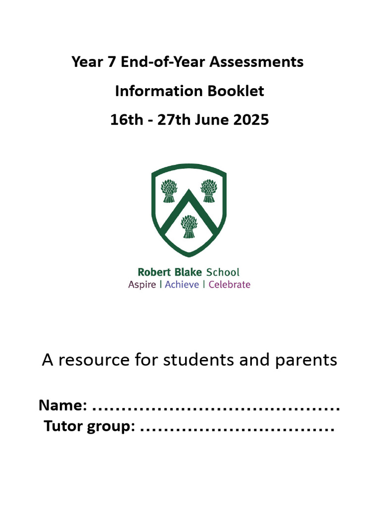 Year 7 Assessment Guide 2025 | PDF | Area | Physics