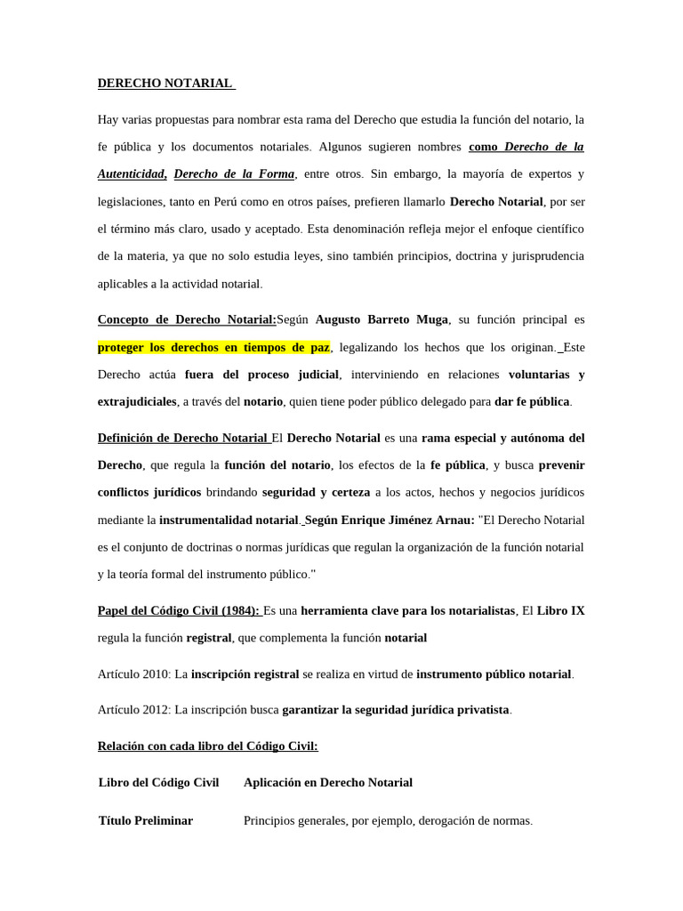 Derecho Notarial- Examen | PDF | Justicia | Crimen y violencia