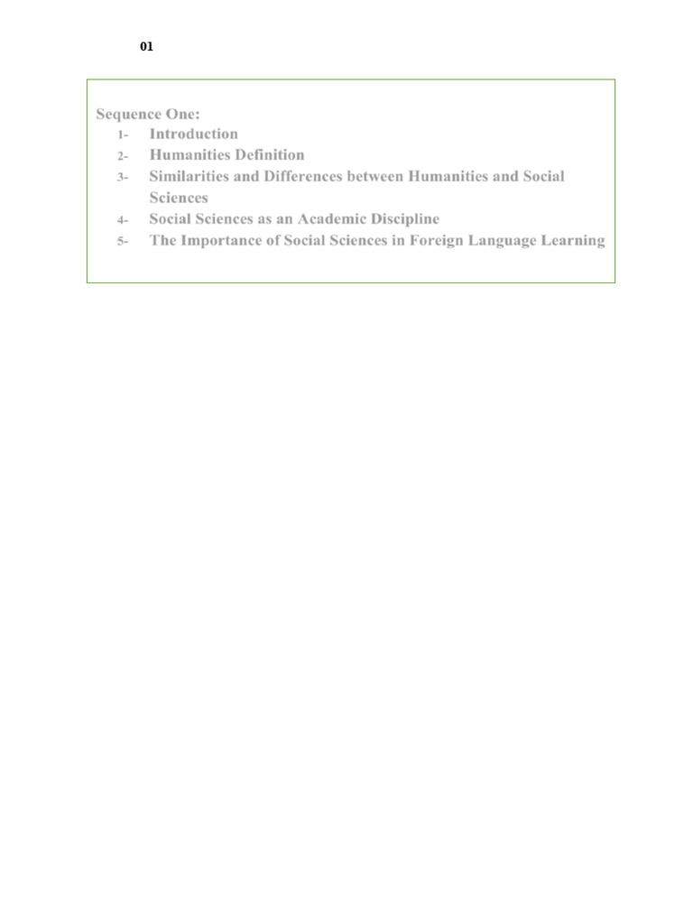 Understanding Social and Human Sciences | PDF | Humanities | Social ...