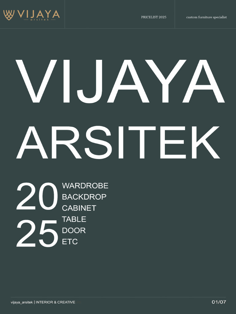 Brosur Vijaya Arsitek | PDF