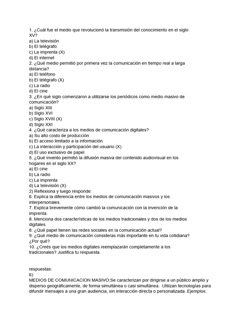 Documento Sin T Tulo 1 | PDF | Medios de comunicación) | Comunicación