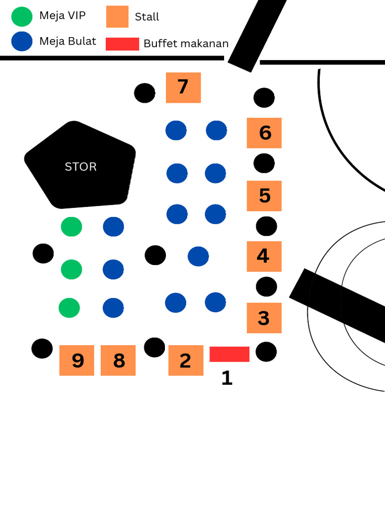 Layout Stall Raya Wisma Tani | PDF