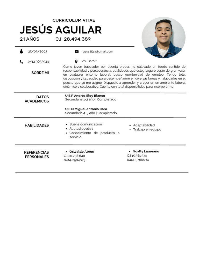 CV Jesús | PDF