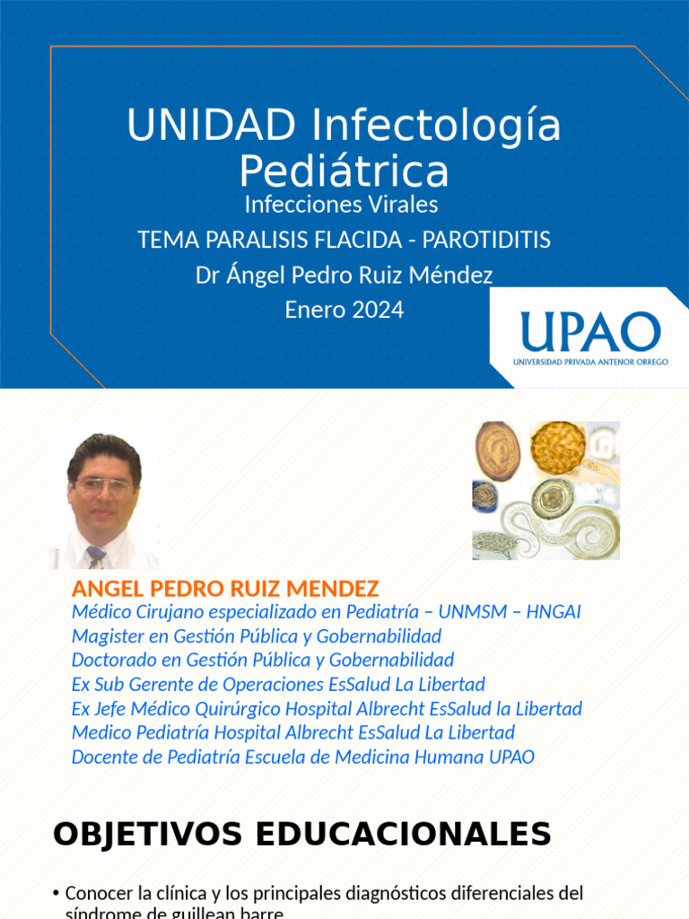 6 Paralisis Flacida Parotiditis 2024 | PDF | Axon | Mielina