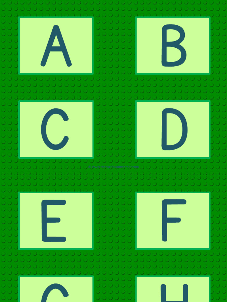 ABC Upper & Lowercase Matching Cards | PDF