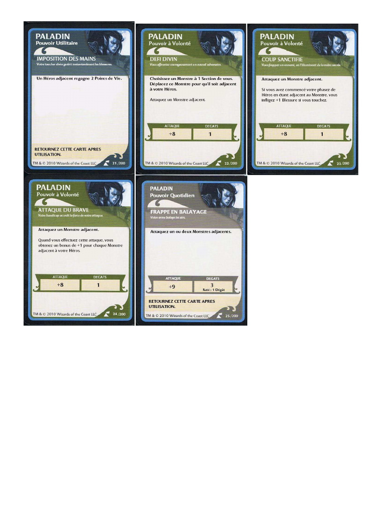 Paladin Pouvoir v2 | PDF