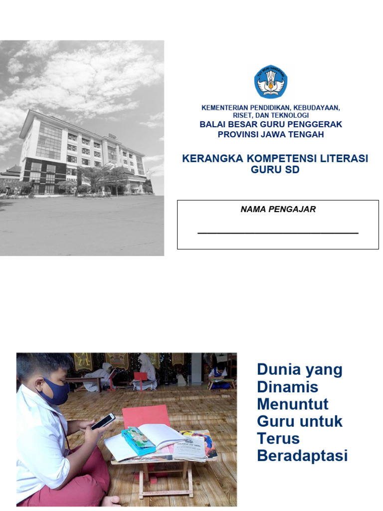 Kerangka Kompetensi Litnum Guru | PDF