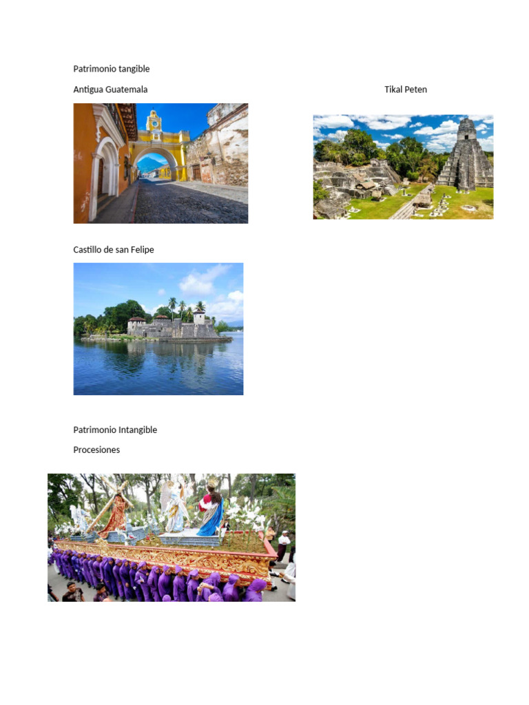 Patrimonio Tangible | PDF