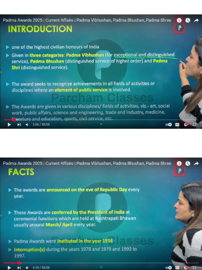 Padma Awards 2025 | PDF