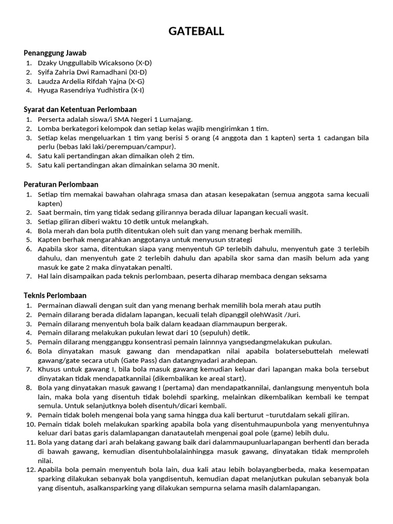 Juknis Classmeet | PDF