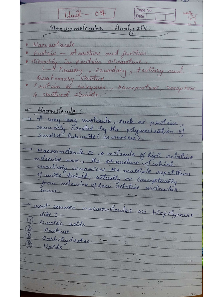Bio Unit 7 | PDF