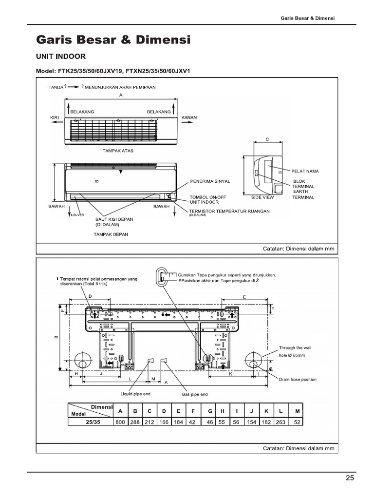 Bracket AC Daikin | PDF