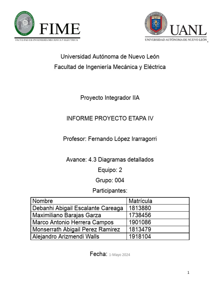 EQ2 - INFORME - ENTREGA - 2.docx - Pero Dej Los Ejemplod | PDF