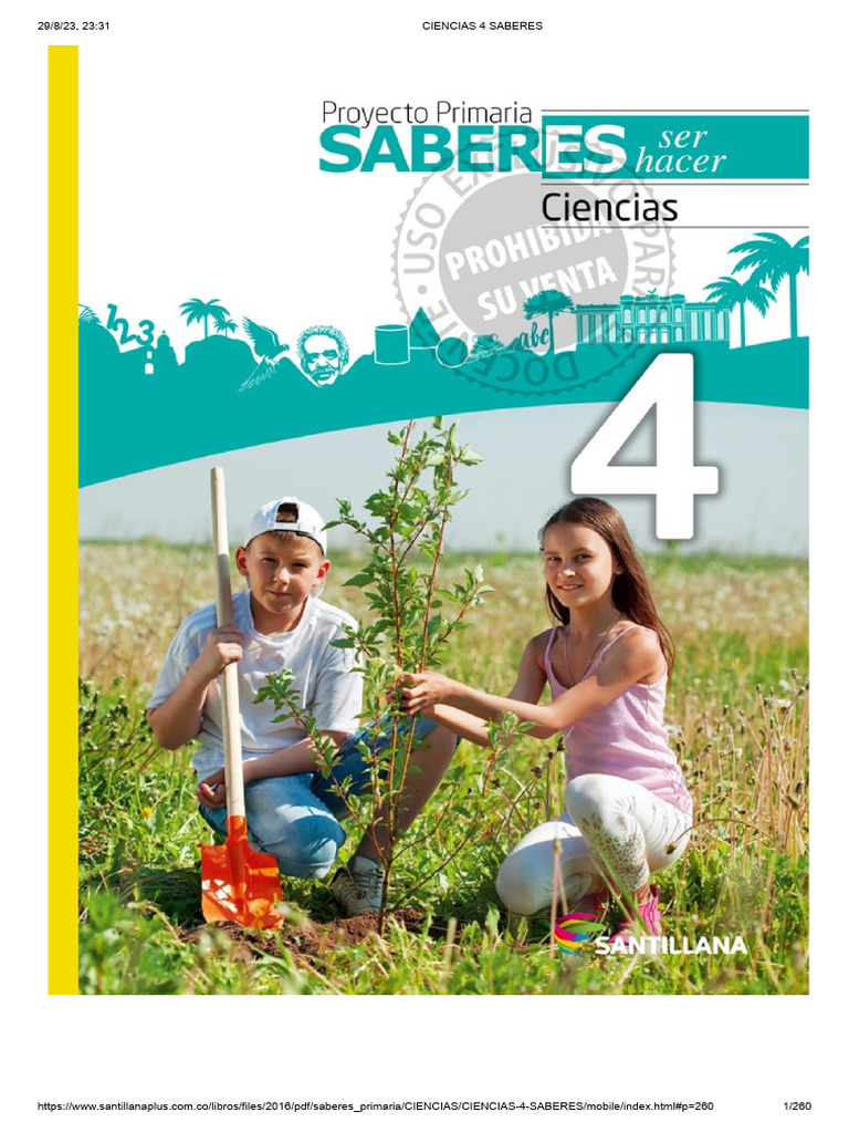 Ciencias 4: Saberes y Aprendizajes | PDF