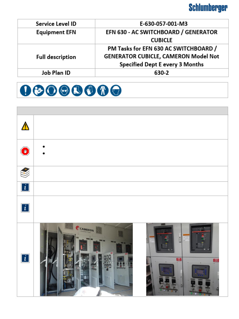 AC Switchboard Cubicle Maintenance Guide | PDF | Electricity | Power ...