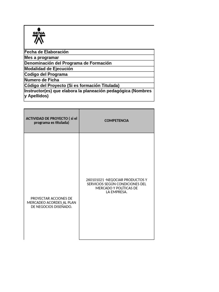 Formato - Programacion - Titulada - Andrés Steven Urueña - ABRIL | PDF | Business | Marketing