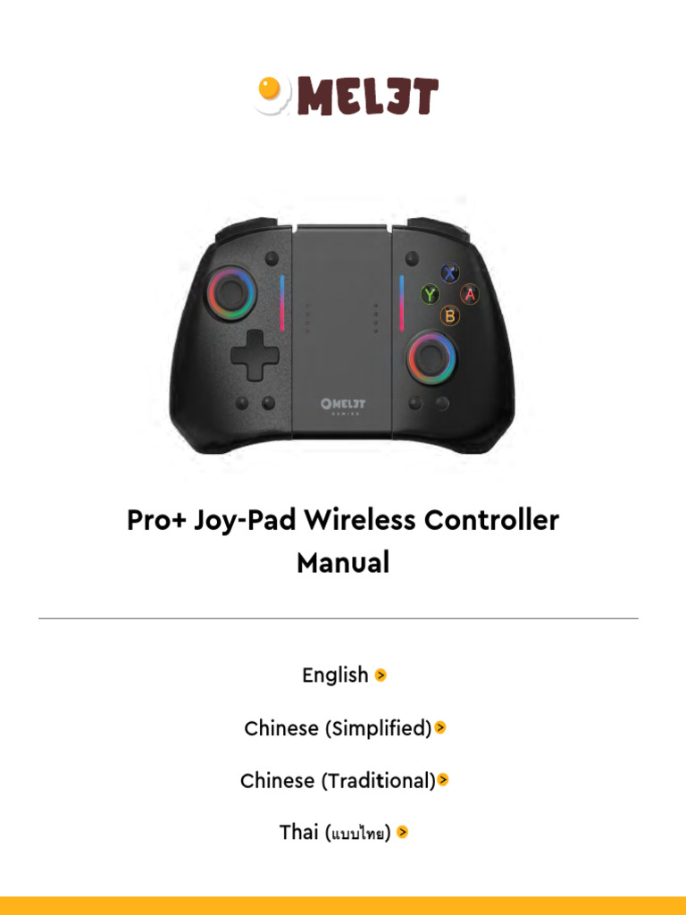 OG Pro Joy-Pad Controller Manual 20241001 | PDF