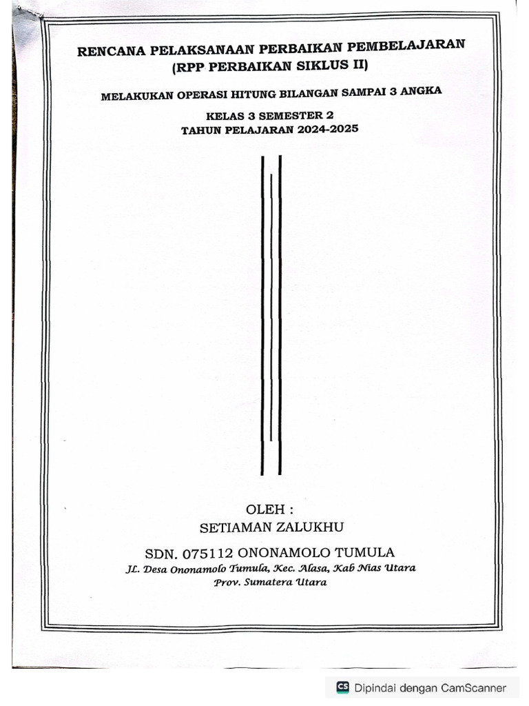 RPP 2 Dan Apkg PKP 1 Dan II | PDF