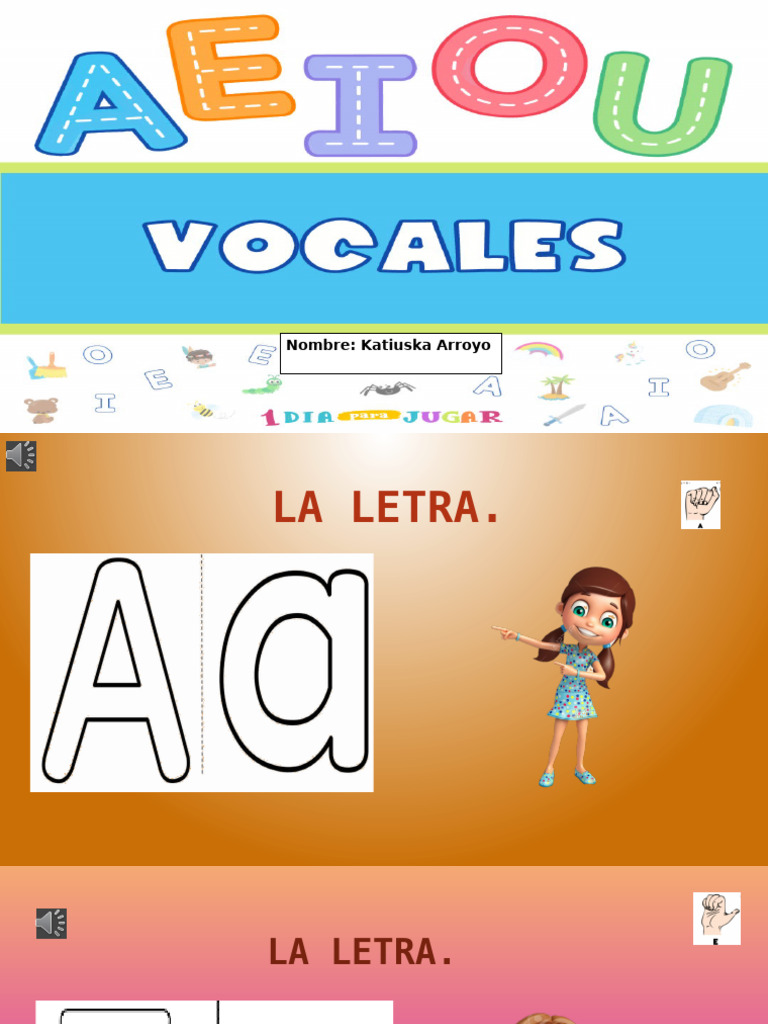 Las Vocales_juego | PDF