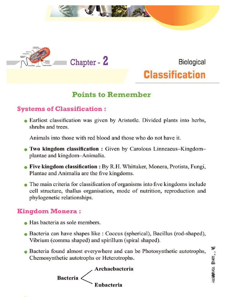 Biological Classification | PDF