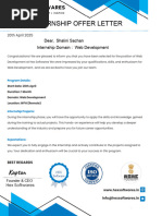 ShadowFox Internship Program | PDF