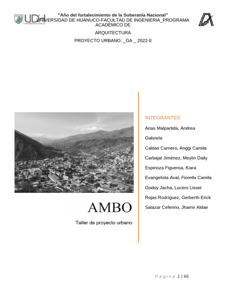 Informe de Ambo | PDF | Geografía Física | Ciencias de la Tierra