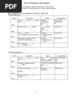 Japan Visa Schedule of Stay Example | PDF | Leisure | Business