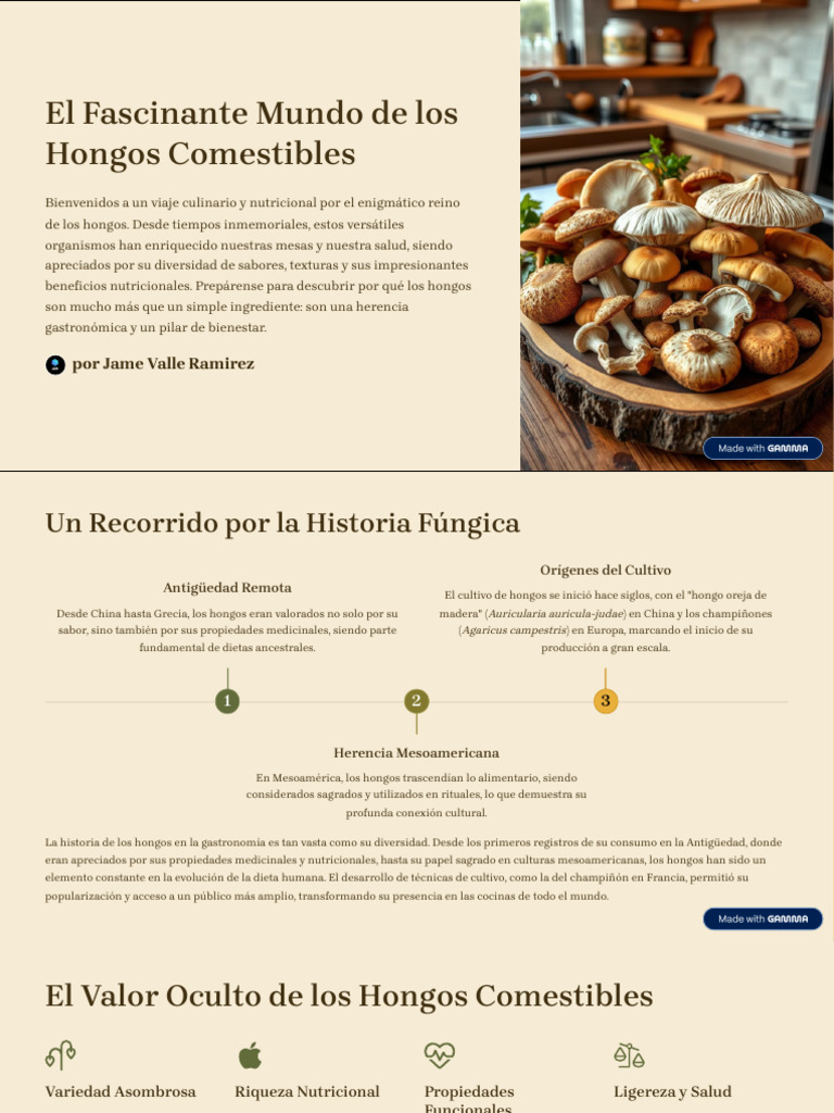 El Fascinante Mundo de Los Hongos Comestibles | PDF | Hongo | Seta