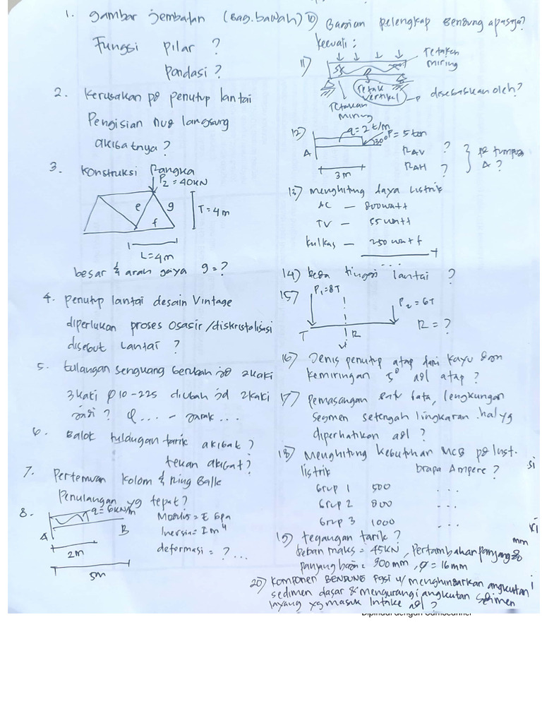 Contoh Soal Up TKP | PDF