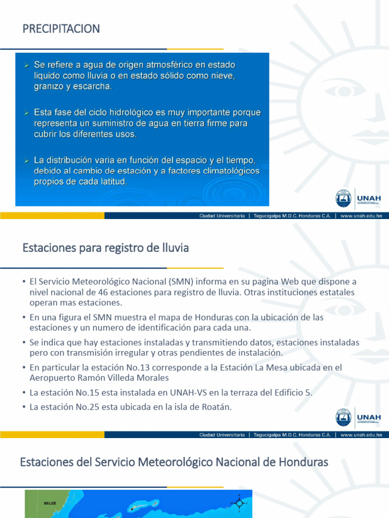 7 Unidad 4 PRECIPITACION | PDF | Honduras | Ciencias atmosféricas