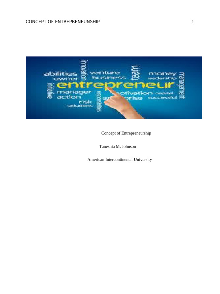 Understanding Entrepreneurship Basics | PDF | Entrepreneurship | Cognition