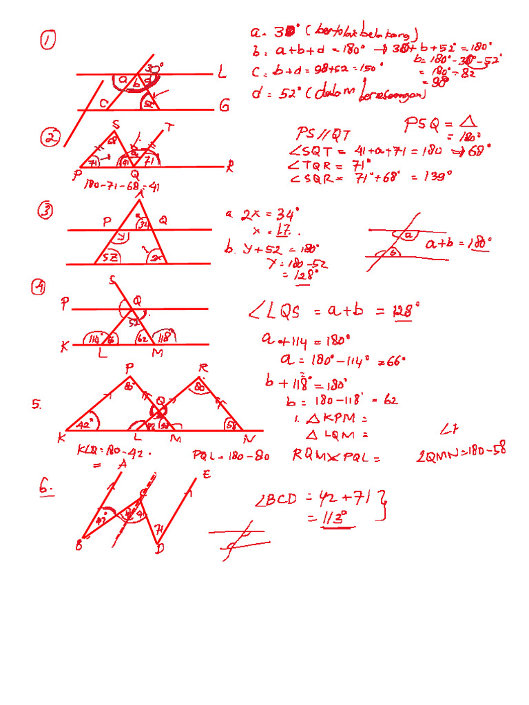 Latihan Mat Sudut | PDF