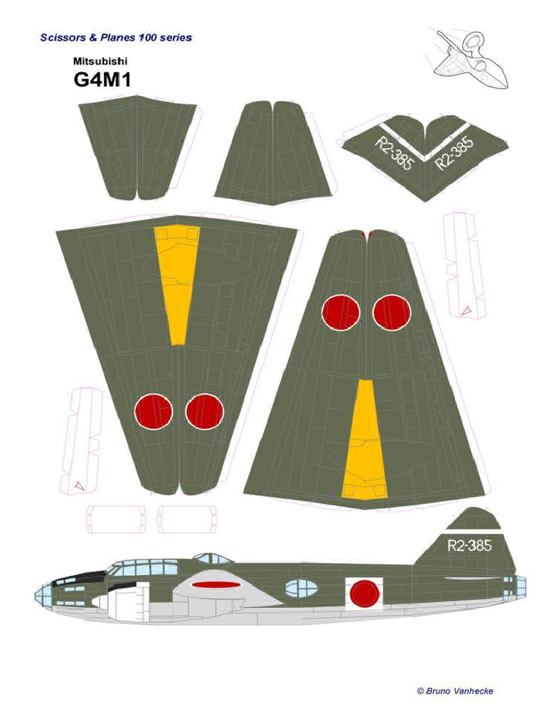 Mini b-17G y Mitsubishi g4m1 | PDF