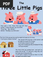The Three Little Pigs Play Script | PDF