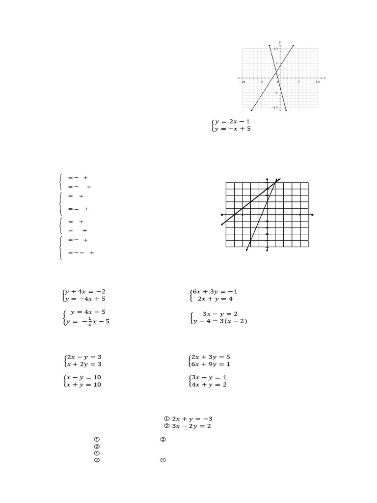 Math 1201 Chapter 7 Systems Test | PDF | System Of Linear Equations ...