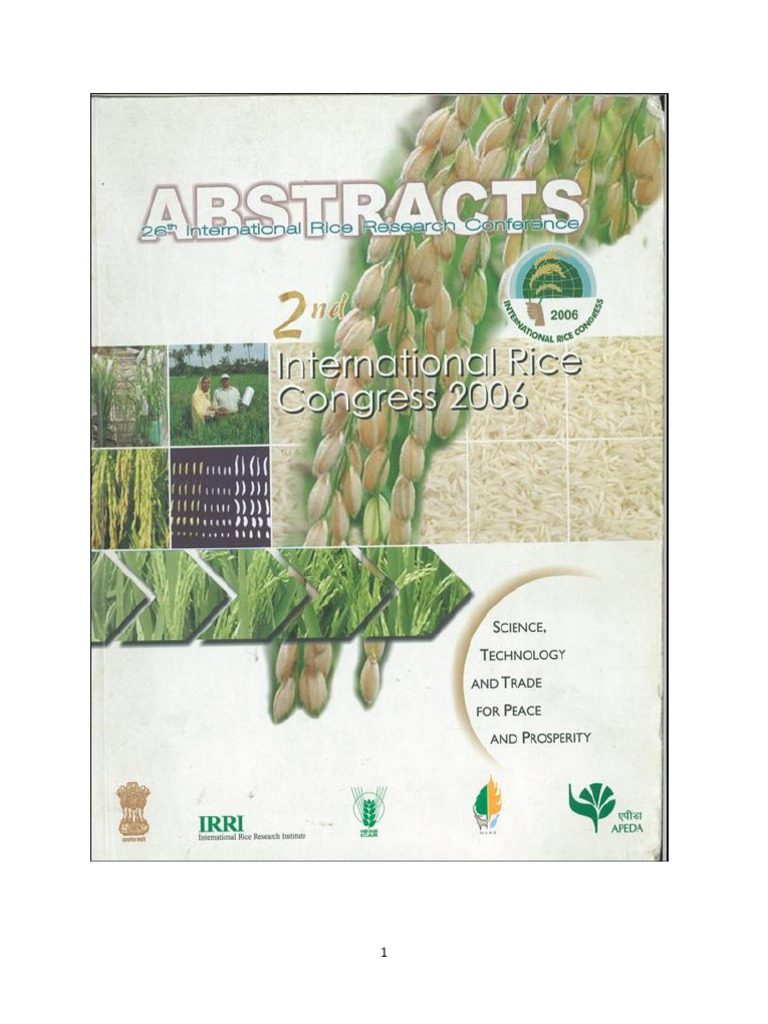 8) Iari Conf Abst | PDF