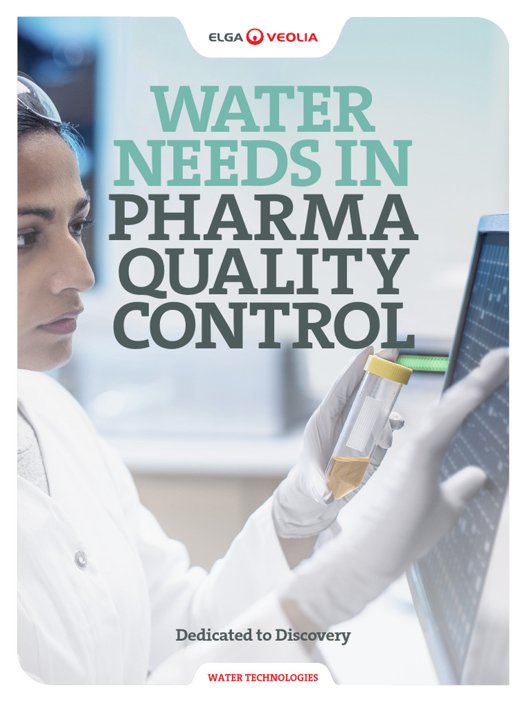 Water Quality Control in Pharma | PDF | Purified Water | Pharmacology